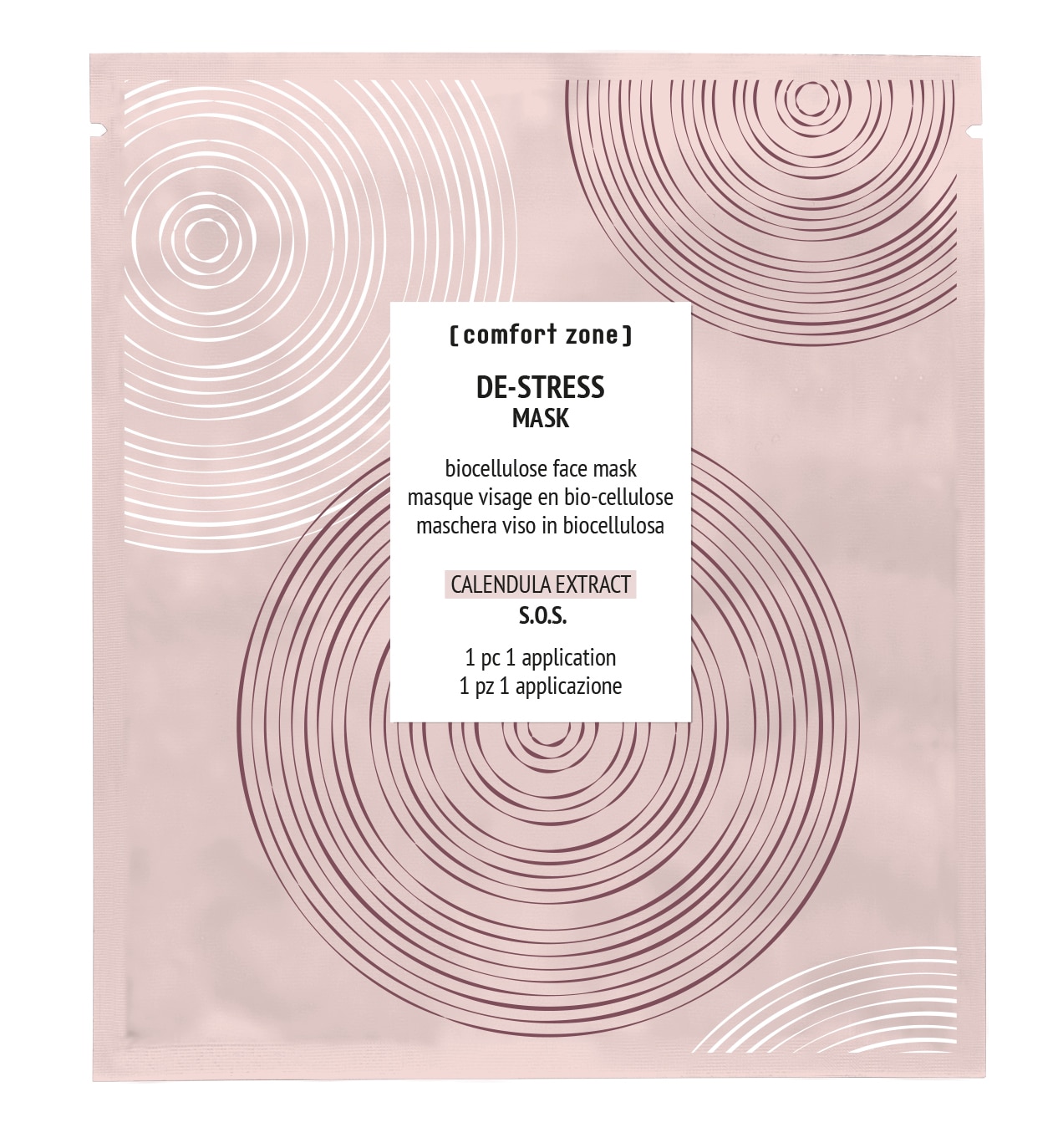 de-stress mask biocellulose COMFORT ZONE – Escale des sens
